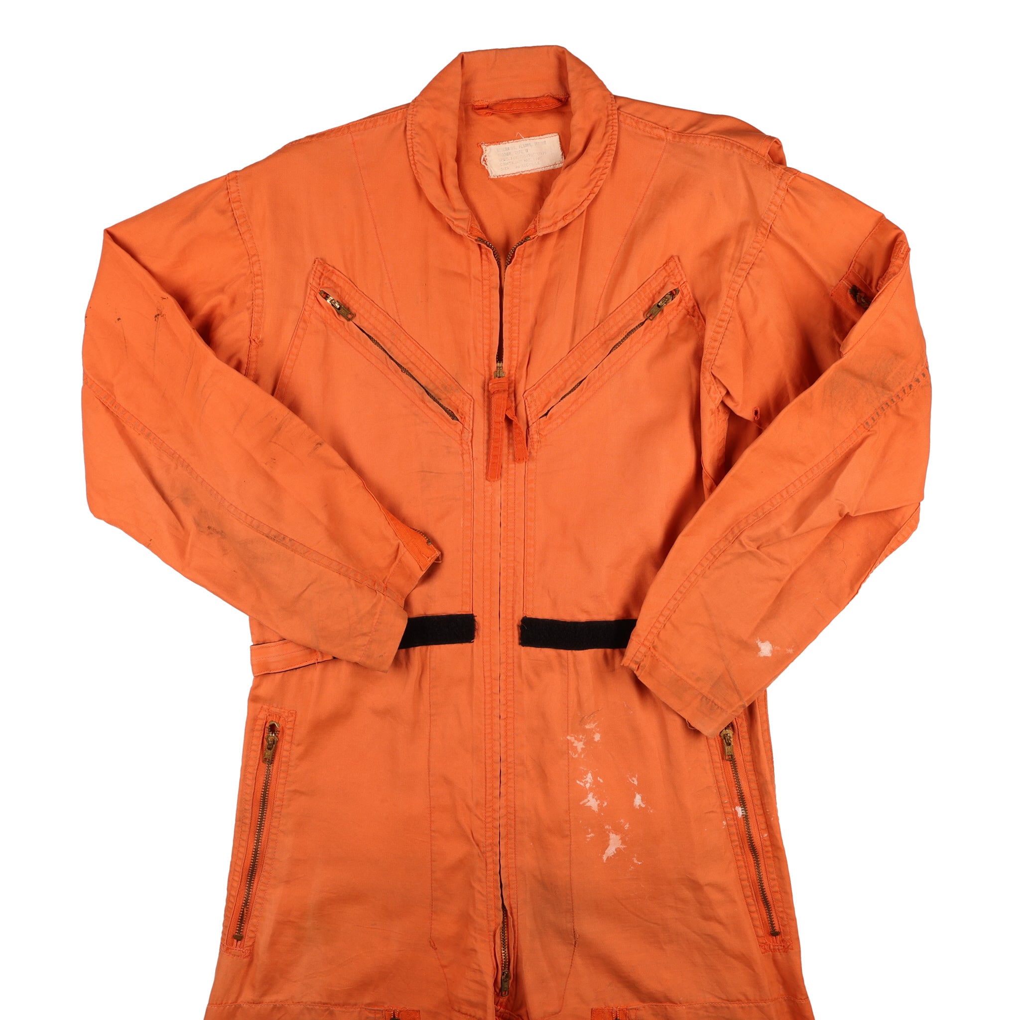 Vietnam War U.S. Navy Type II Indian Orange Flying Coveralls (Size 38 ...