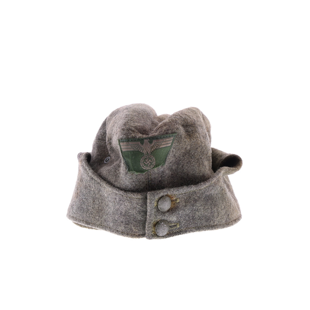 WWII German M42 Heer Enlisted Man's Feldmütze Cap Size 56 (1943 ...