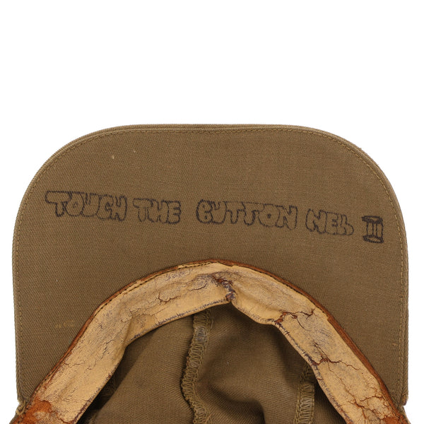 WWII USAAF B-1 Summer Flying Cap by Zip-A-Bag Corp. Identified to Lt ...