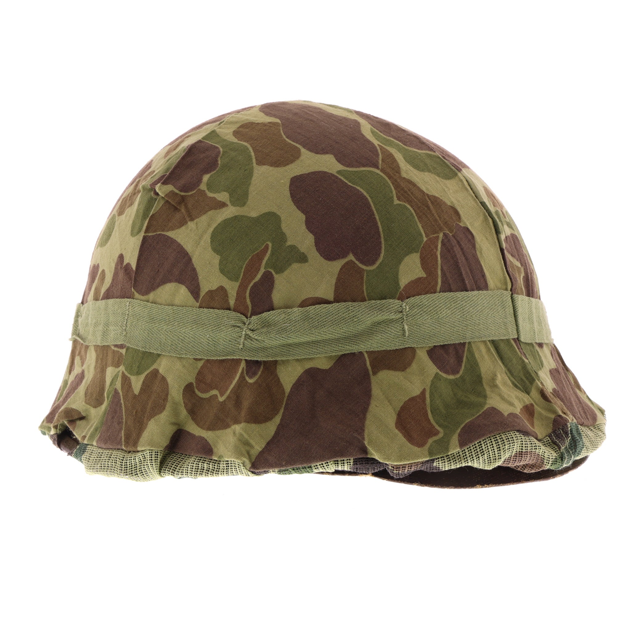 WWII USMC Camouflage Mosquito Net M-1 Helmet Cover (Type B) – Gustafson's