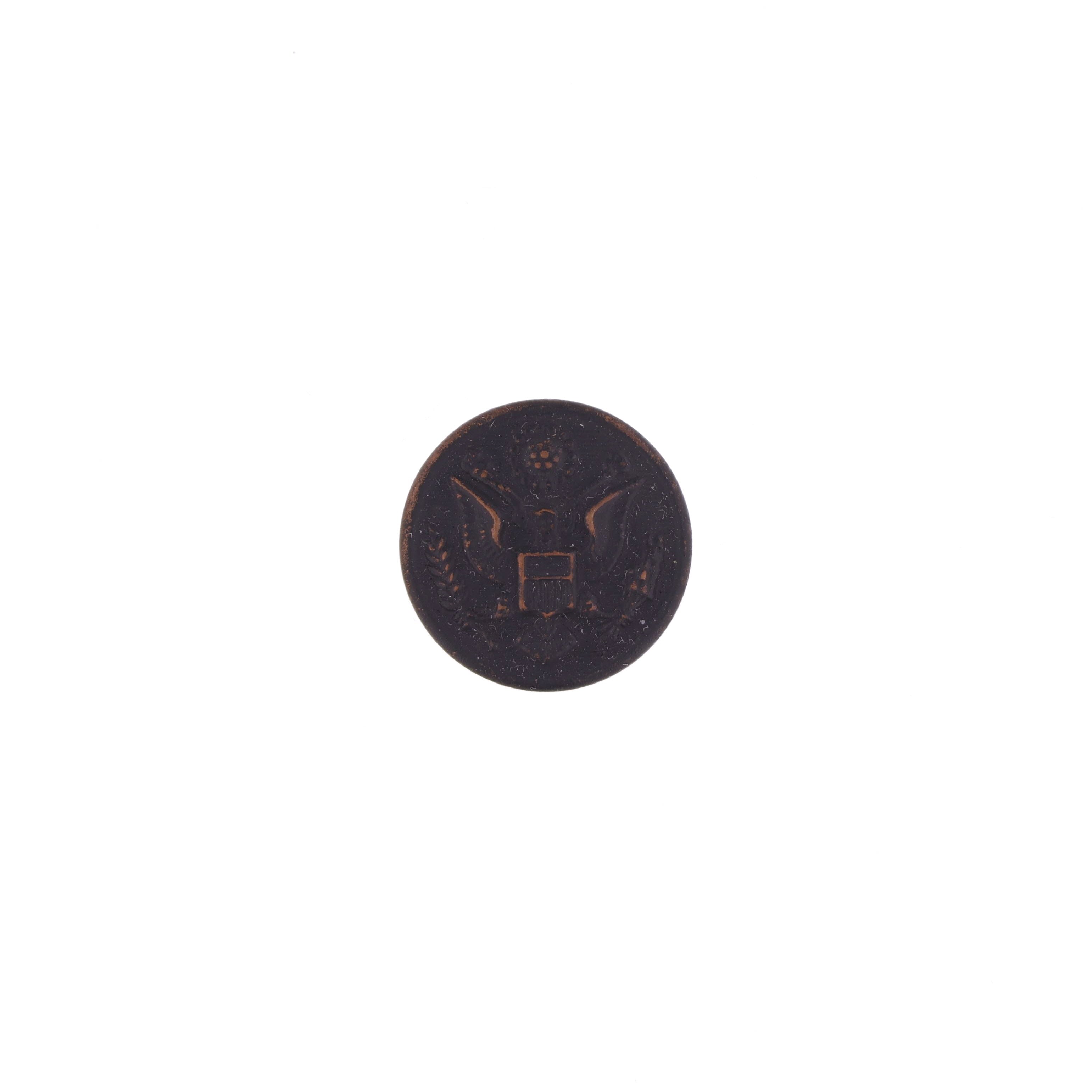 WWI U.S. Army Rimmed Brass Button by D. Evans & Co. Inc. – Gustafson's